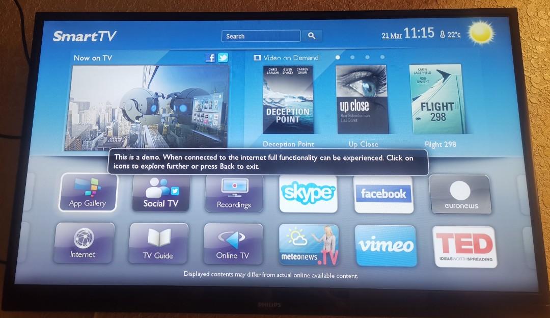 Philips 42" inch 4000 series Ultra Slim Smart LED TV with Digital ...