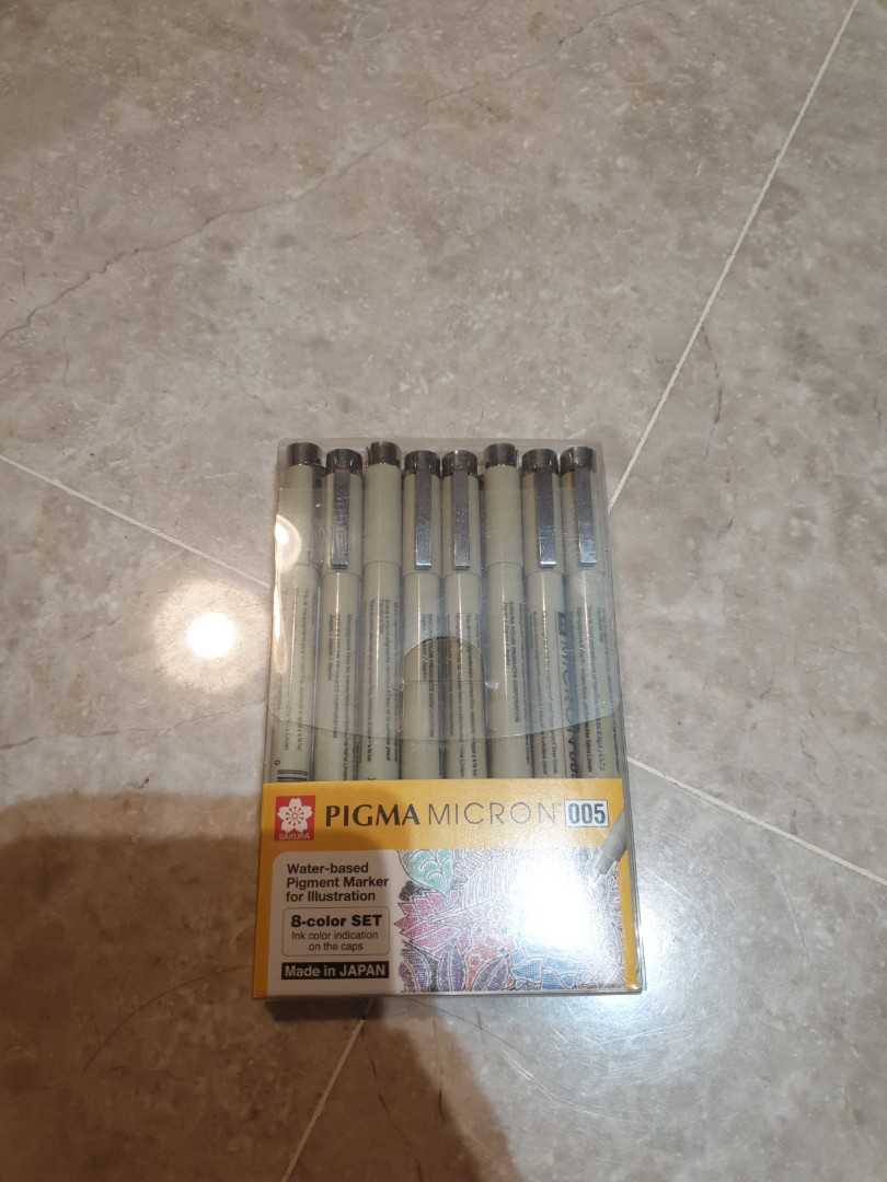 PIGMA MICRON 005 E-COLOR SET, Hobbies & Toys, Stationery & Craft ...