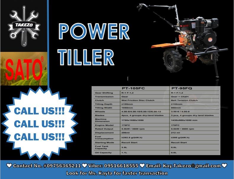 POWER TILLER, Commercial & Industrial, Industrial Equipment on Carousell