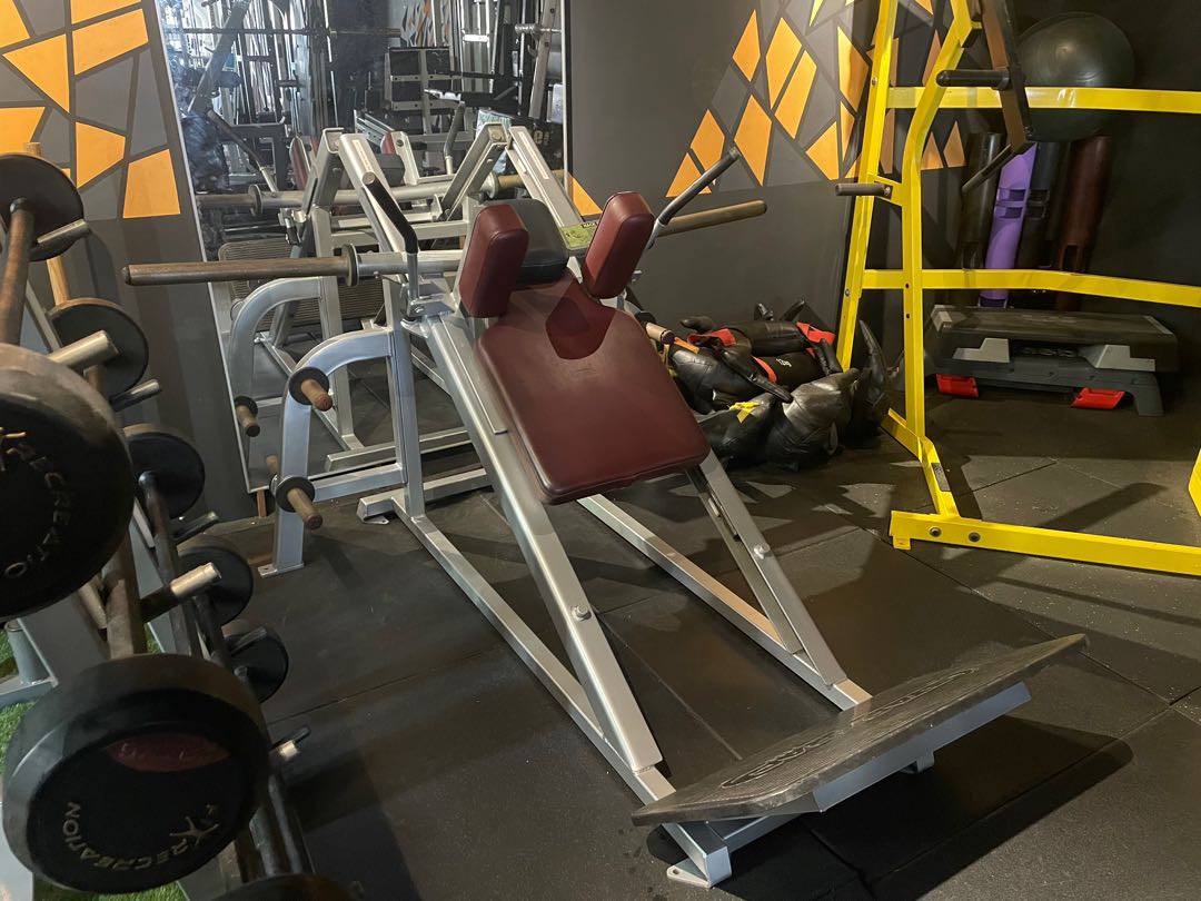 Rare legendary flex fitness star Trac startrac hack squat gym quad leg ...