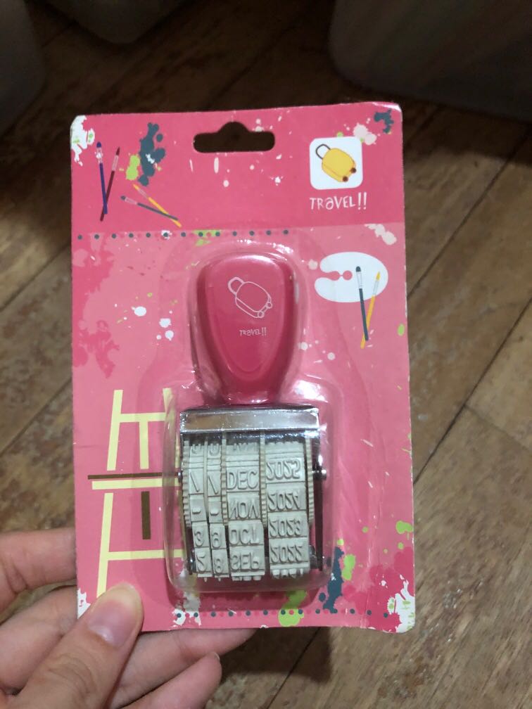 Roller date stamp, Hobbies & Toys, Stationery & Craft, Other Stationery ...
