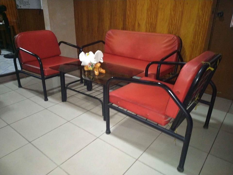 Sala Set light metal frame, Furniture & Home Living, Furniture, Sofas ...