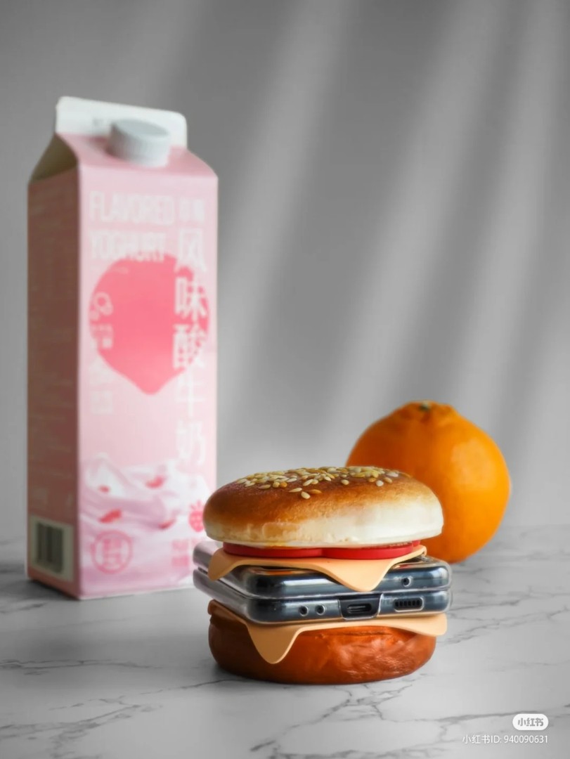 Samsung Z Flip Burger Case, Mobile Phones & Gadgets, Mobile & Gadget ...