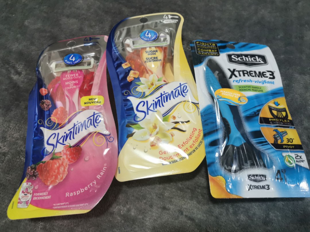 Schick / Skintimate Disposable Razor, Beauty & Personal Care, Sanitary ...