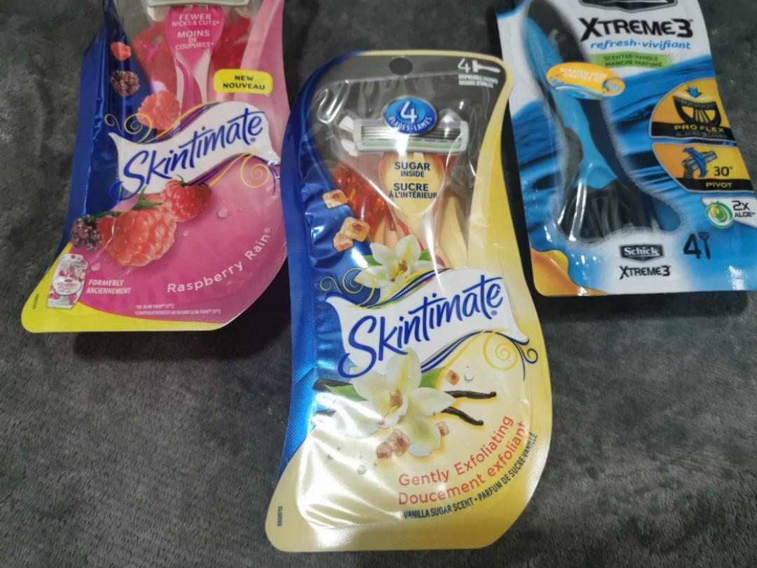 Schick / Skintimate Disposable Razor, Beauty & Personal Care, Sanitary ...