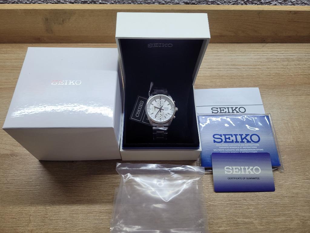 Seiko SSB375P1 Chronograph Tachymeter Watch SSB375P SSB375 TS Set Full ...