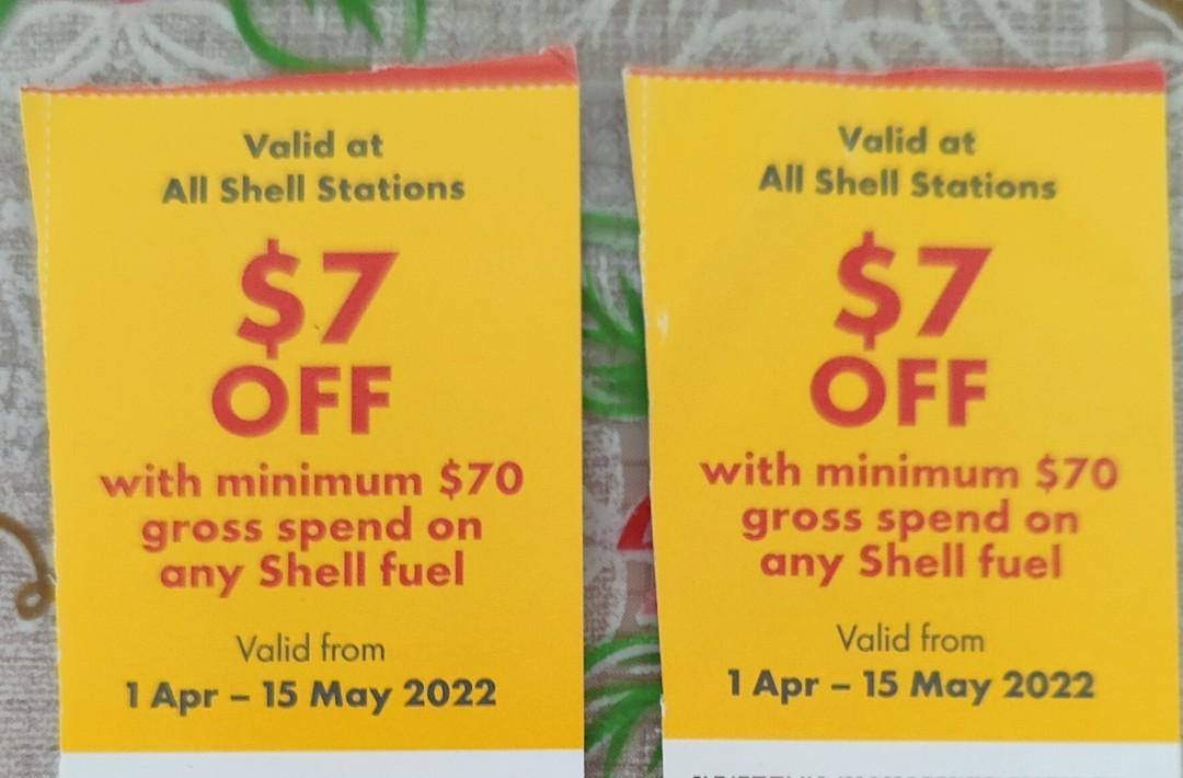 Shell Petrol Voucher., Tickets & Vouchers, Vouchers on Carousell