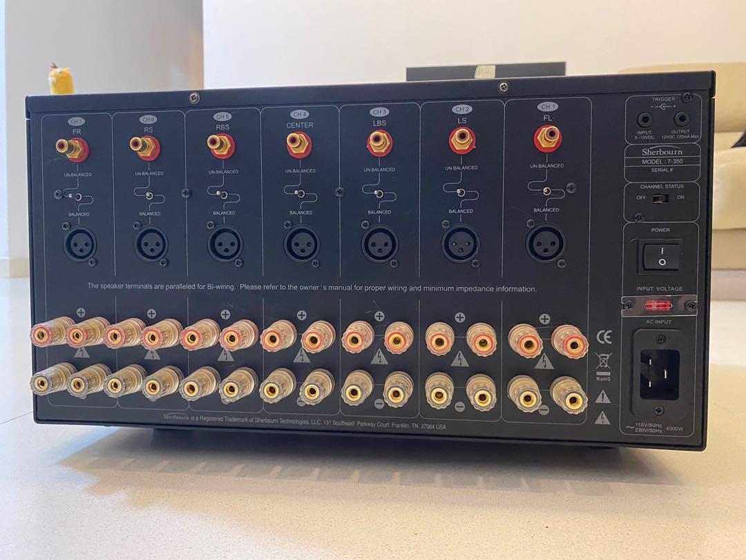 Sherbourn PA 7-350 7 Channel Amplifier, Audio, Soundbars, Speakers ...