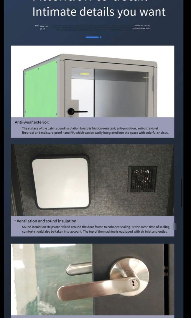 Soundproof box, Furniture & Home Living, Outdoor Furniture on Carousell