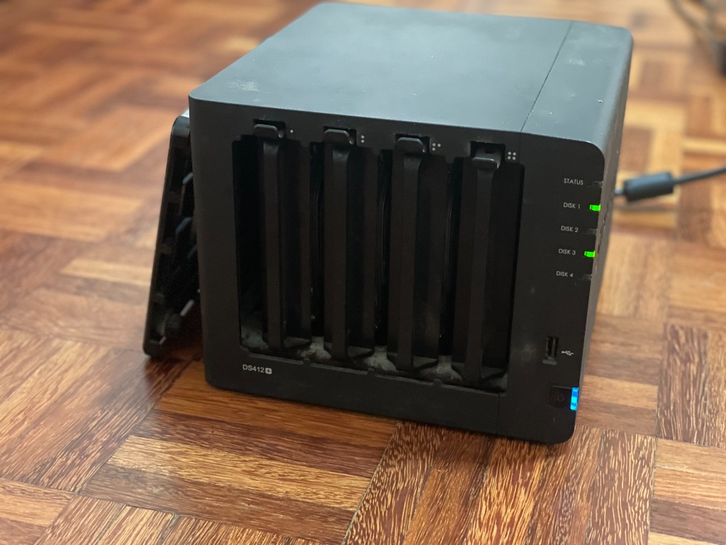 Synology NAS DS412+ Case w/wo 9TB Hard Drives, Computers & Tech, Parts ...