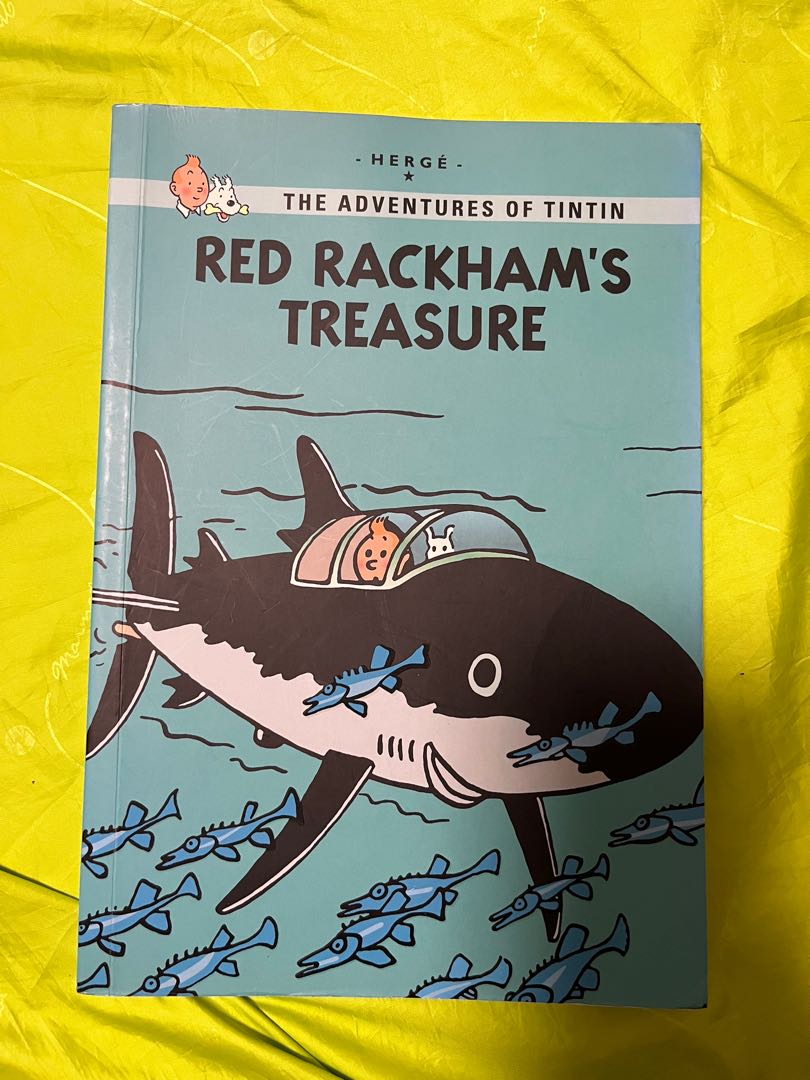 The adventures of TinTin (Red Rackham's treasure), 興趣及遊戲, 書本 & 文具, 小朋友書 ...
