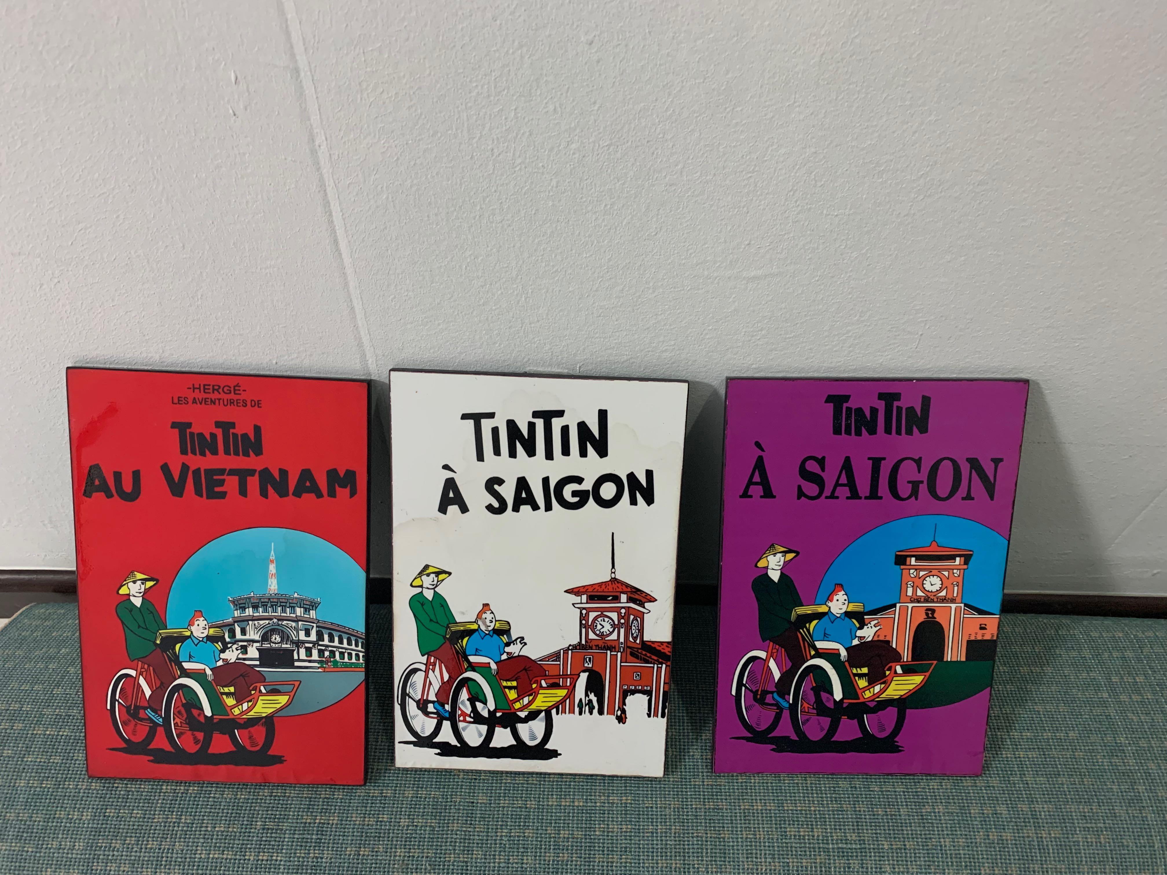 tintin wall deco, Furniture & Home Living, Home Decor, Wall Decor on ...