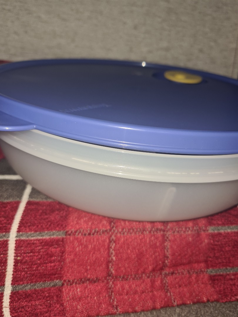 Tupperware Large Crystalwave Divided Dish, Furniture & Home Living ...