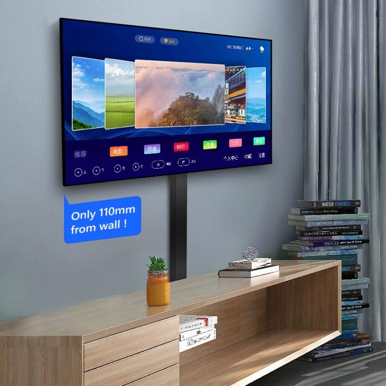 [iDS] TV Stand Height Adjustable Space Saving TV Holder for Behind TV ...