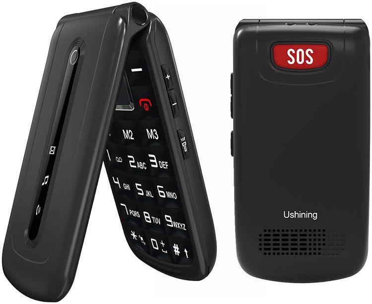 Ushining 3G Flip Phone Unlocked SOS Button Tmobile Flip Phone Unlocked ...