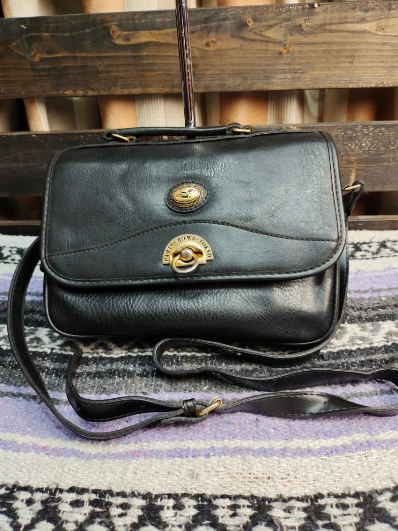 Vintage Paris Roma Tokyo Crossbody Bag, Luxury, Bags & Wallets on Carousell