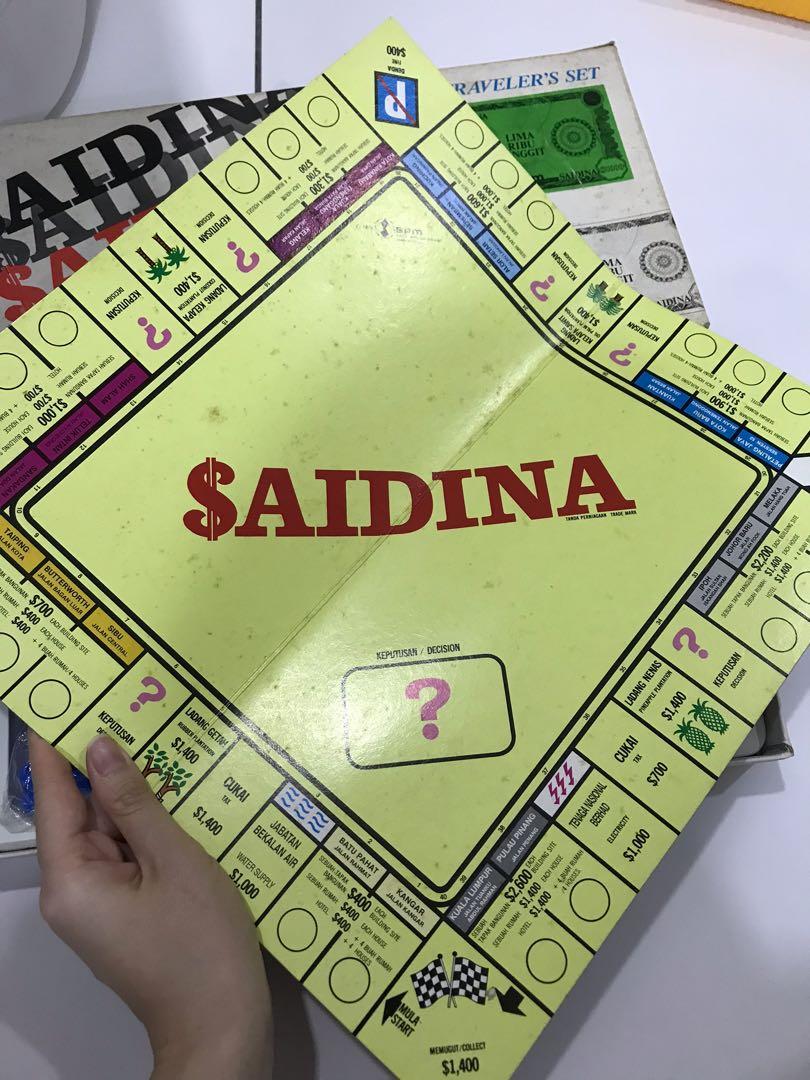 Vintage Saidina Malaysian Monopoly Board Game, Hobbies & Toys, Toys ...