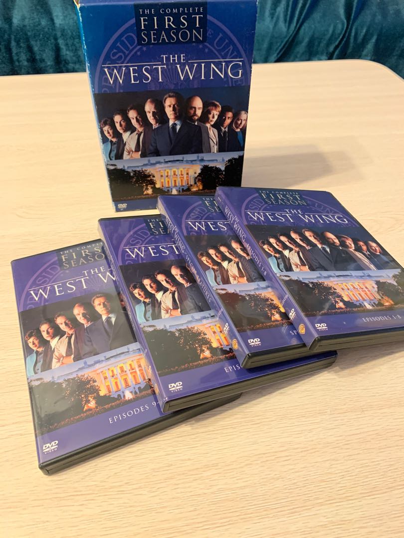 West Wing Season 1 DVDs, 興趣及遊戲, 音樂樂器 & 配件, 音樂與媒體 - CD 及 DVD - Carousell