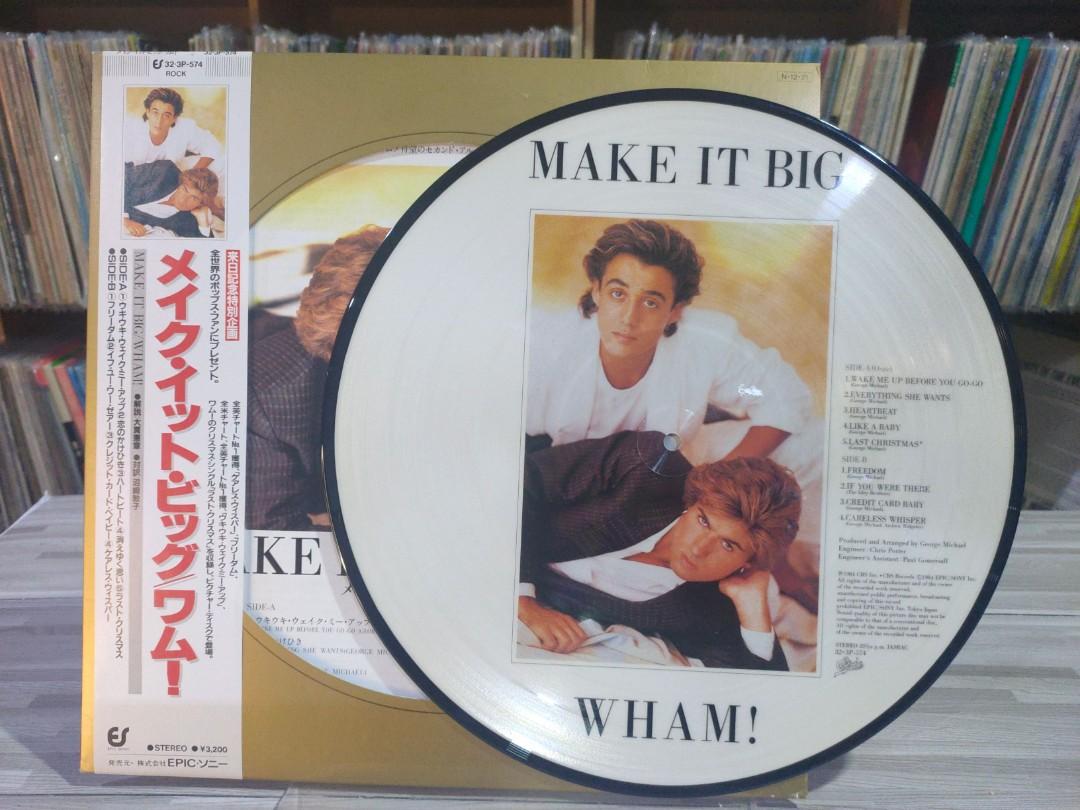 Wham! George Michael Make It Big Picture Disc 1984 lp vinyl Limited ...