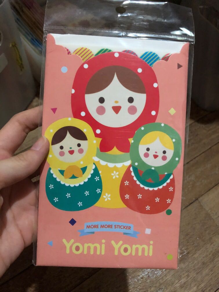 Yomi yomi sticker set of 8, Hobbies & Toys, Stationery & Craft, Other ...