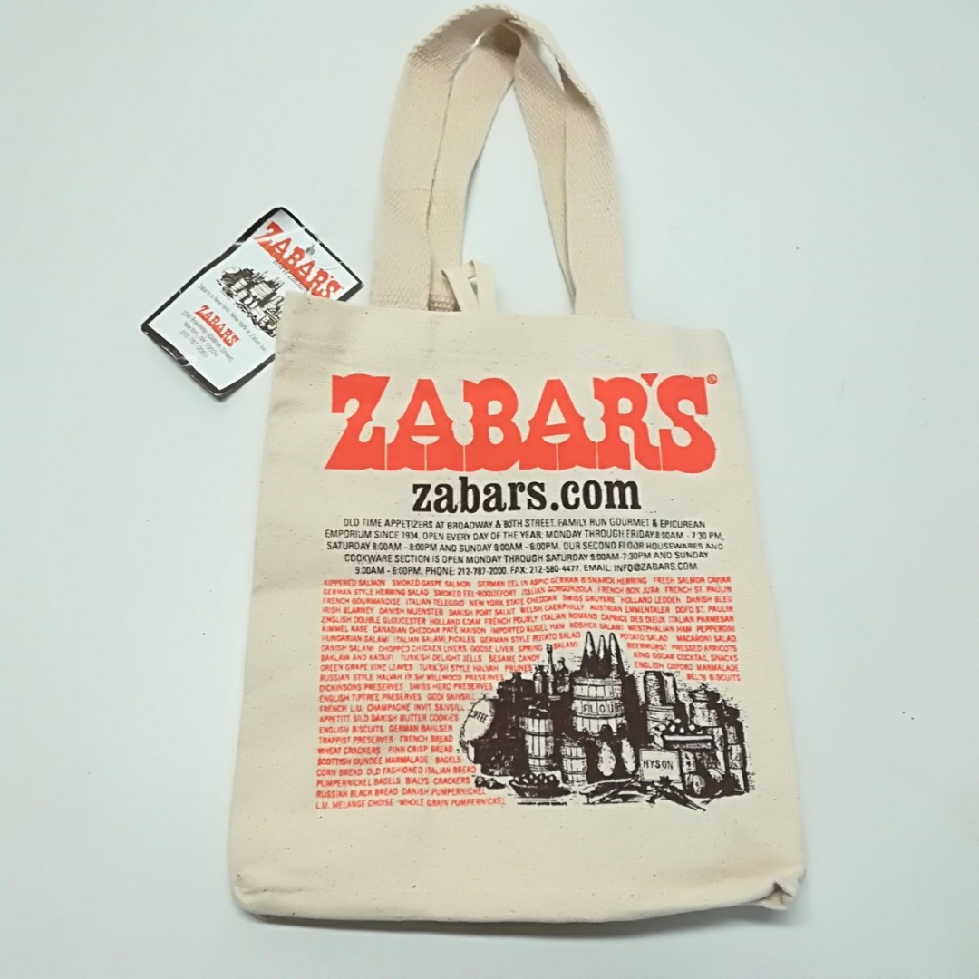 Zabar's tote bag canvas, Women's Fashion, Bags & Wallets, Tote Bags on ...