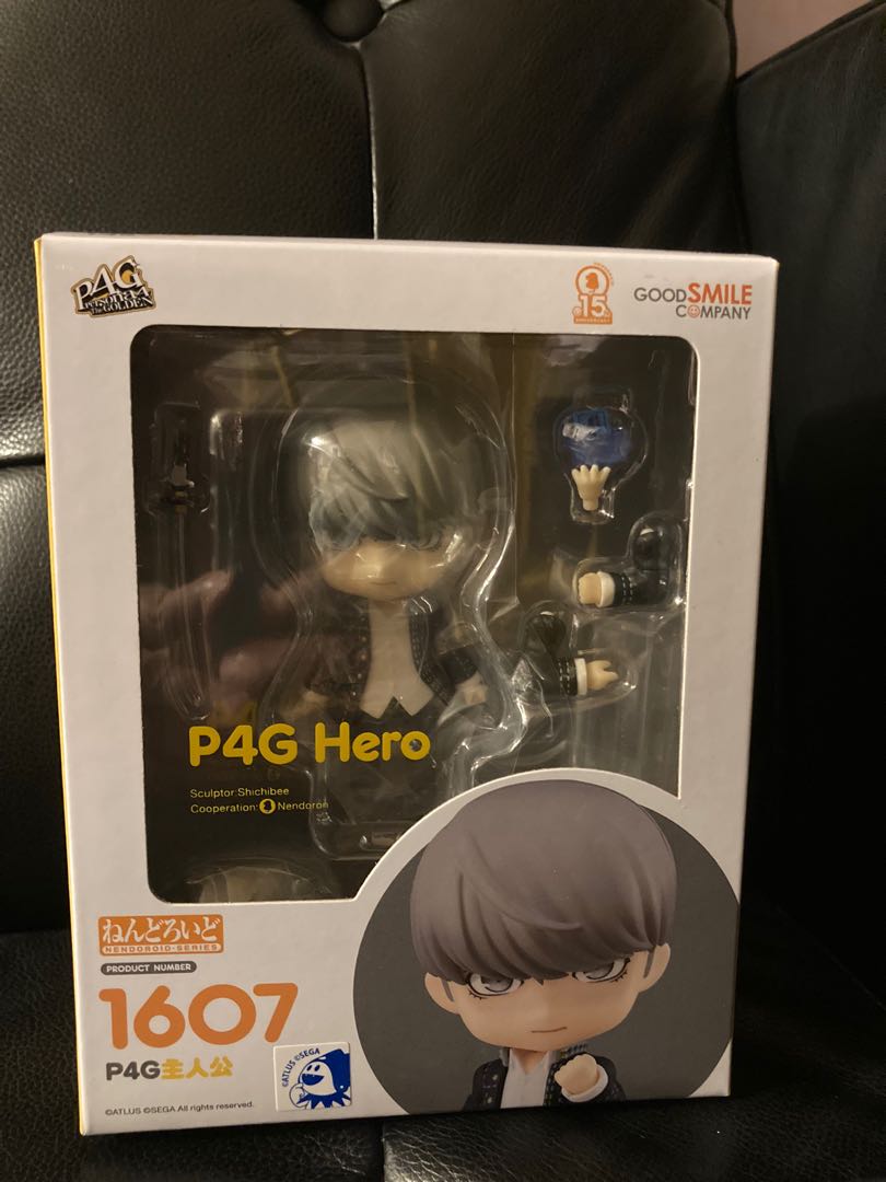 只得一盒 全新未開封 曰版 PS4 P4G 女神異聞錄5 主人公 hero 黏土人 1607 good smile company GSC ...