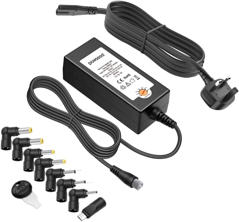 A135 POWSEED 45W 5V 6V 7.5V 9V 12V 13.5V 15V AC Multi Voltage Power ...