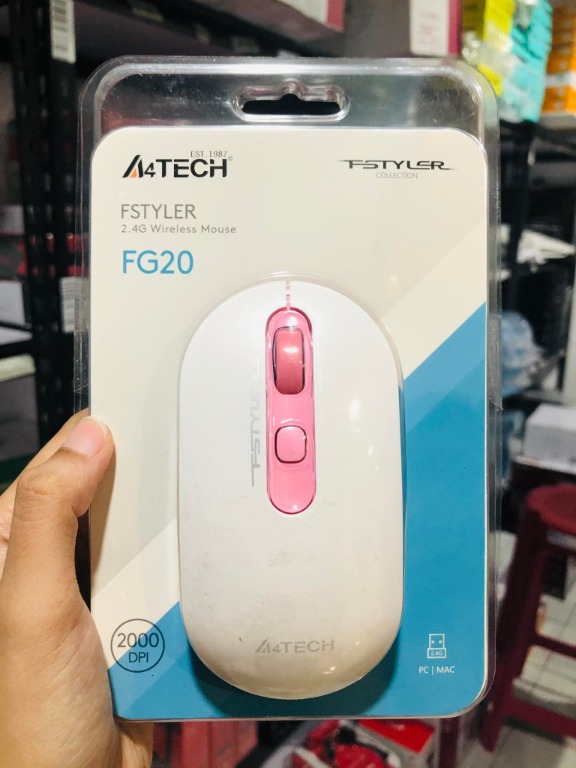 A4tech Fstyler Fg20 Wireless Mouse Sakura Computers And Tech Parts