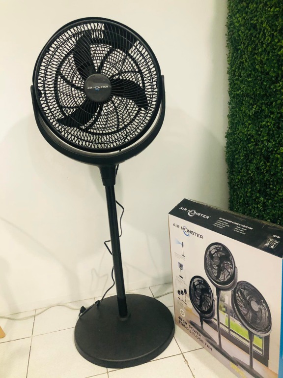 Air Monster 16" Power Stand Fan, Furniture & Home Living, Lighting ...