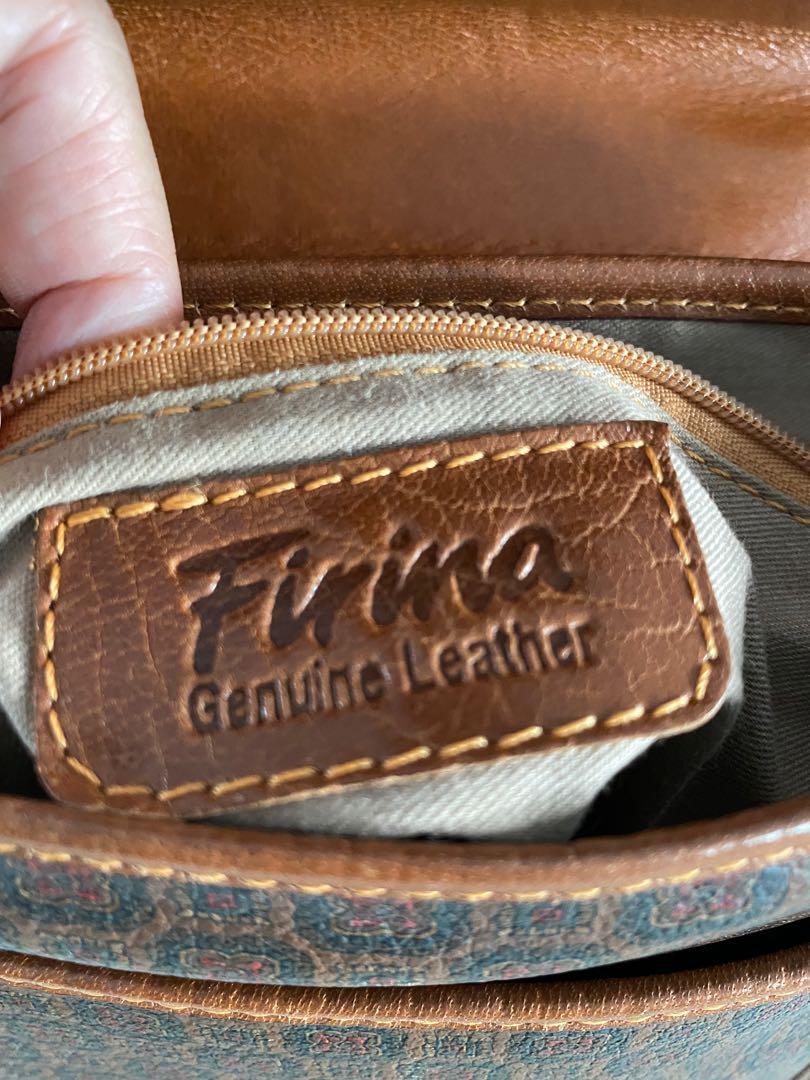 Authentic Vintage Firina Genuine Leather Bag, Women's Fashion, Bags ...