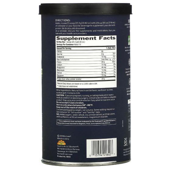 Biochem 100% whey isolate protein powder (keto friendly), Health ...