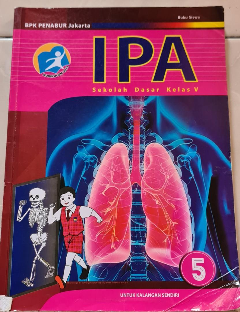 Buku pelajaran IPA kelas 5 penabur, Buku & Alat Tulis, Buku di Carousell