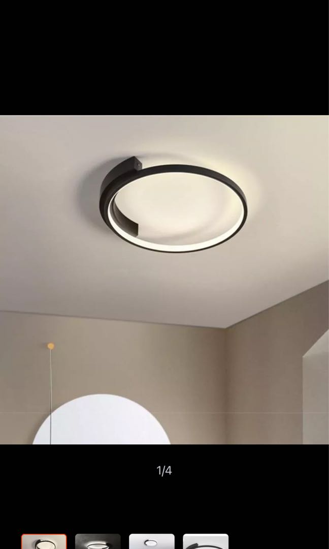 Ceiling light with tri-colour, Furniture & Home Living, Lighting & Fans ...