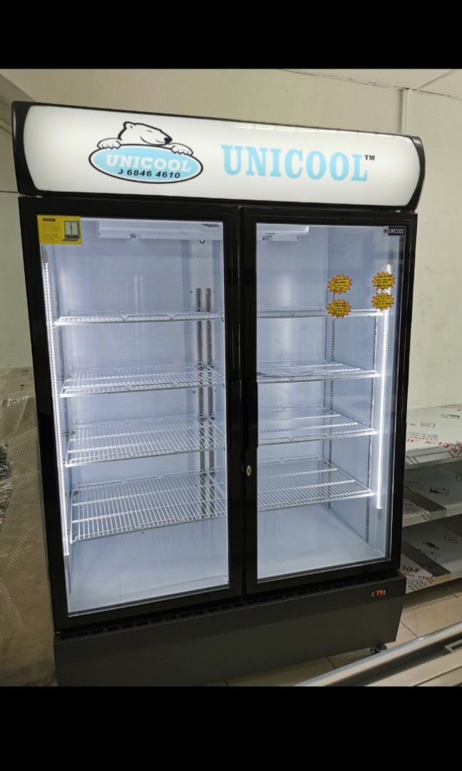 Chiller Sliding 2 Glass Door Chiller, TV & Home Appliances, Kitchen ...