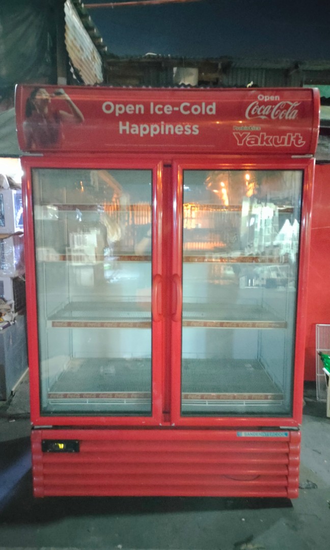 Coca cola 2door glass showcase, TV & Home Appliances, Kitchen ...