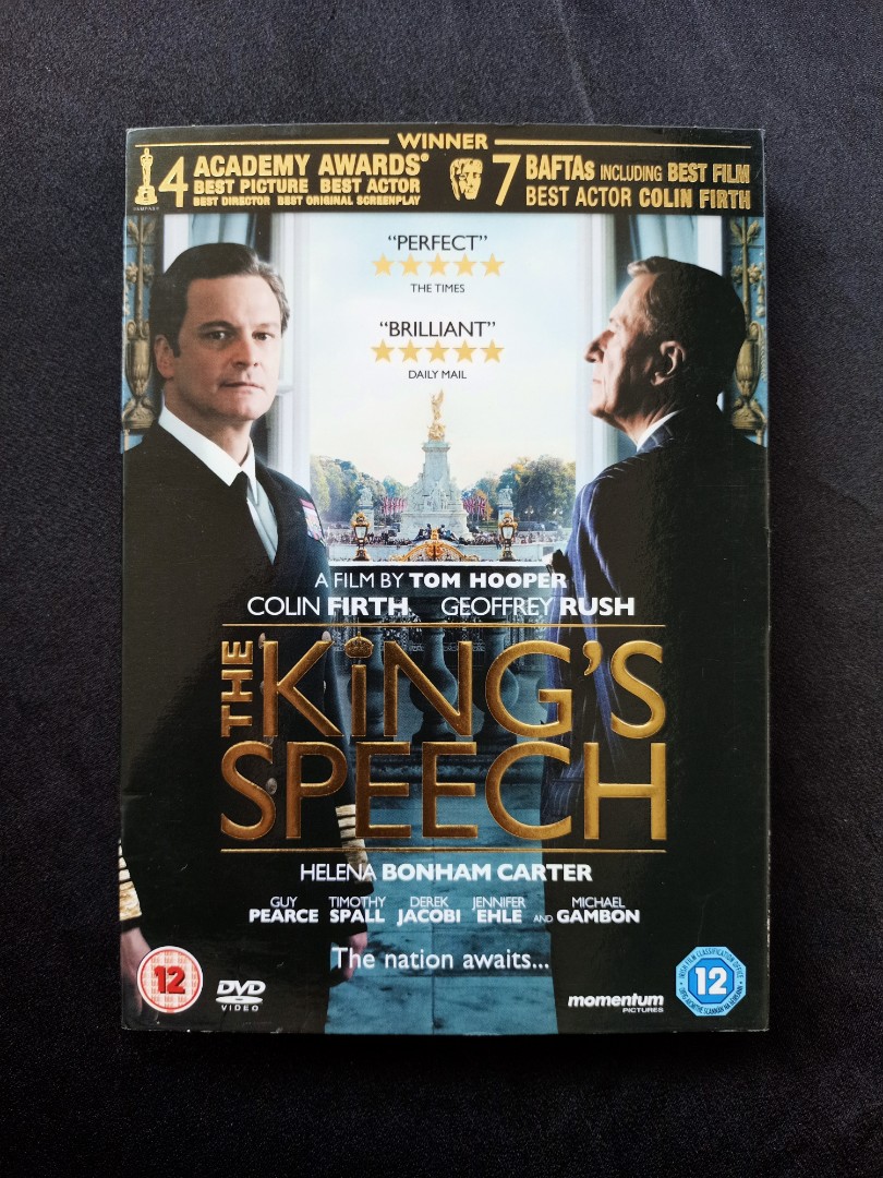 DVD The King's Speech, Hobbies & Toys, Music & Media, CDs & DVDs on ...