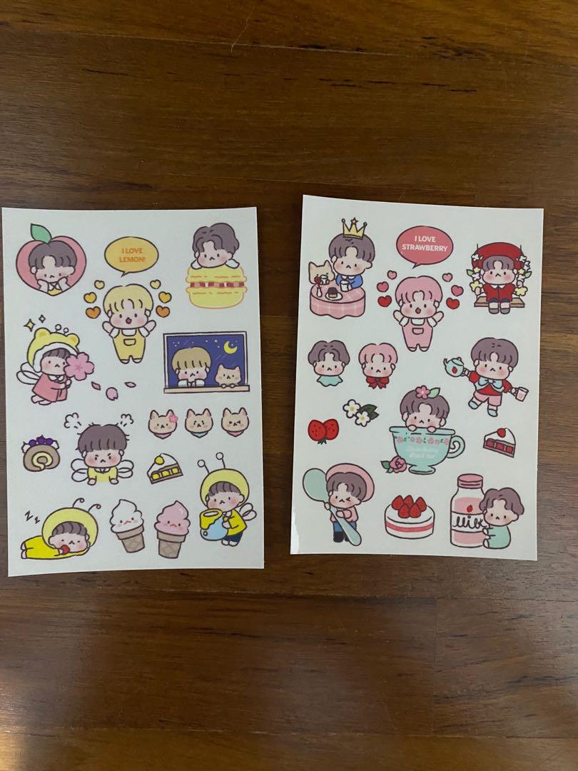 EXO Fanart Sticker Sheets, Hobbies & Toys, Memorabilia & Collectibles ...