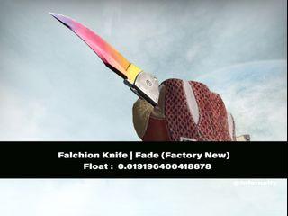 (0.004FV) Falchion Knife Marble Fade FN CSGO SKINS KNIVES, Video Gaming, Gaming Accessories, In ...