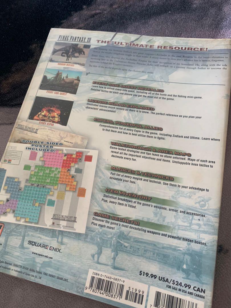Final fantasy XII guide Book, Video Gaming, Video Games, PlayStation on ...