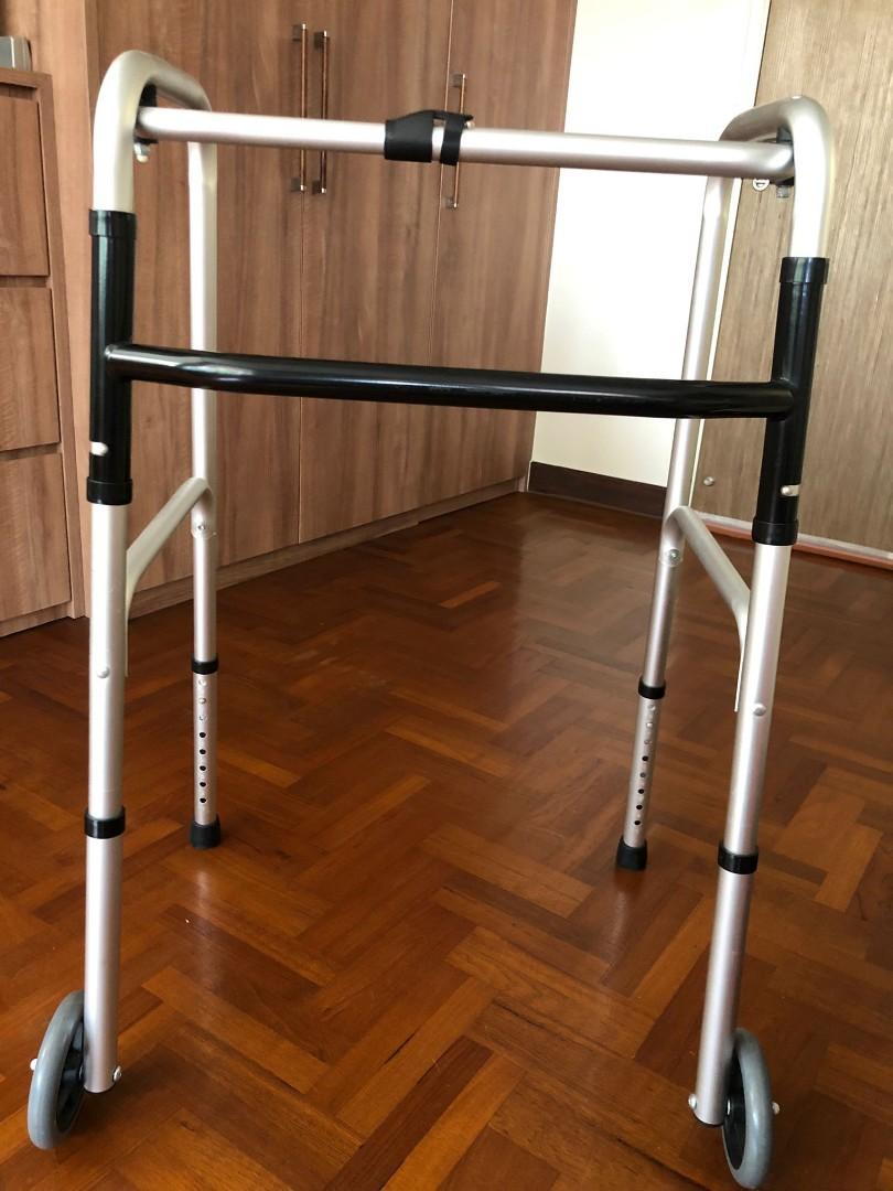 Folding Foldable Walking Frame With Forearm Platform and Front Wheels ...
