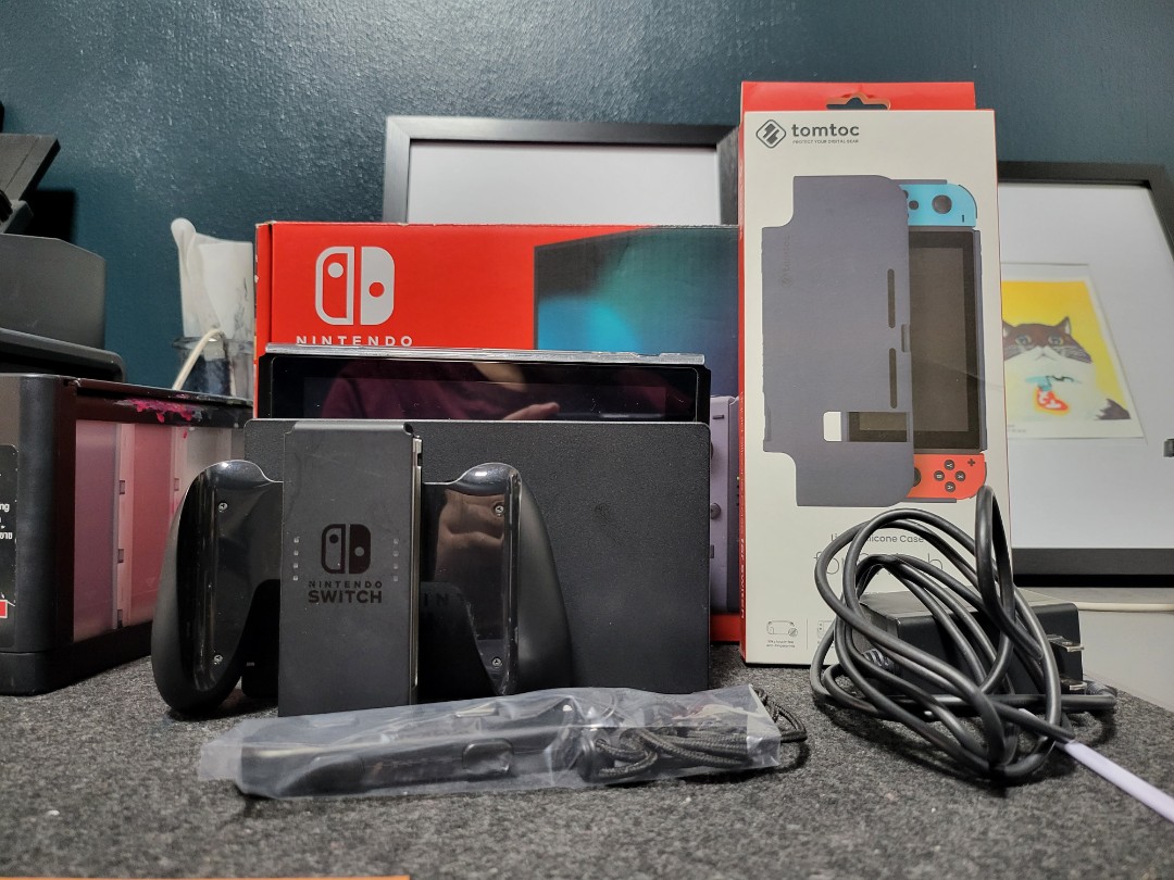 For Sale: Nintendo Switch V2 Tablet Only With Box & Accessories ...