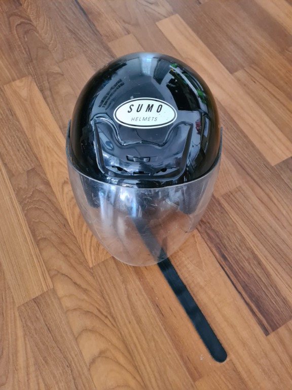 FREE - SUMO HELMET Black SM 3, Motorcycles, Motorcycle Accessories on ...