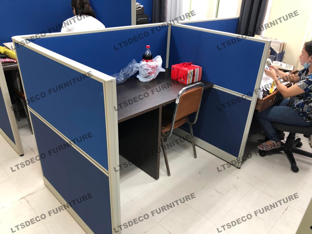 FULL FABRIC MODULAR WORKSTATION OFFICE PARTITION, Furniture & Home ...