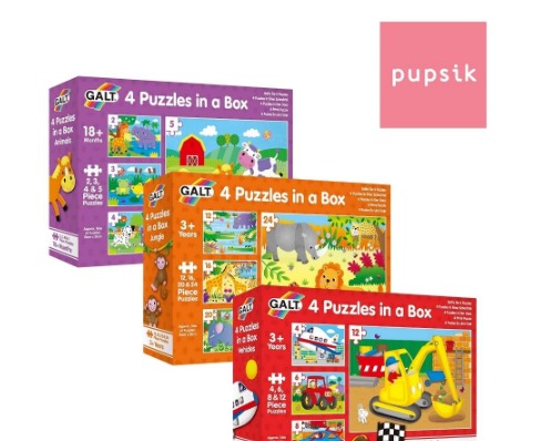Galt Toys 4 Puzzles in a Box - 6 Types, Hobbies & Toys, Toys & Games on ...