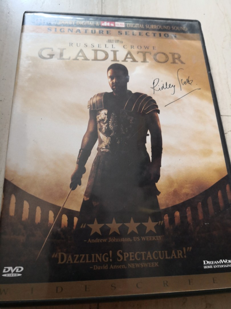 Gladiator DVD, Hobbies & Toys, Music & Media, CDs & DVDs on Carousell
