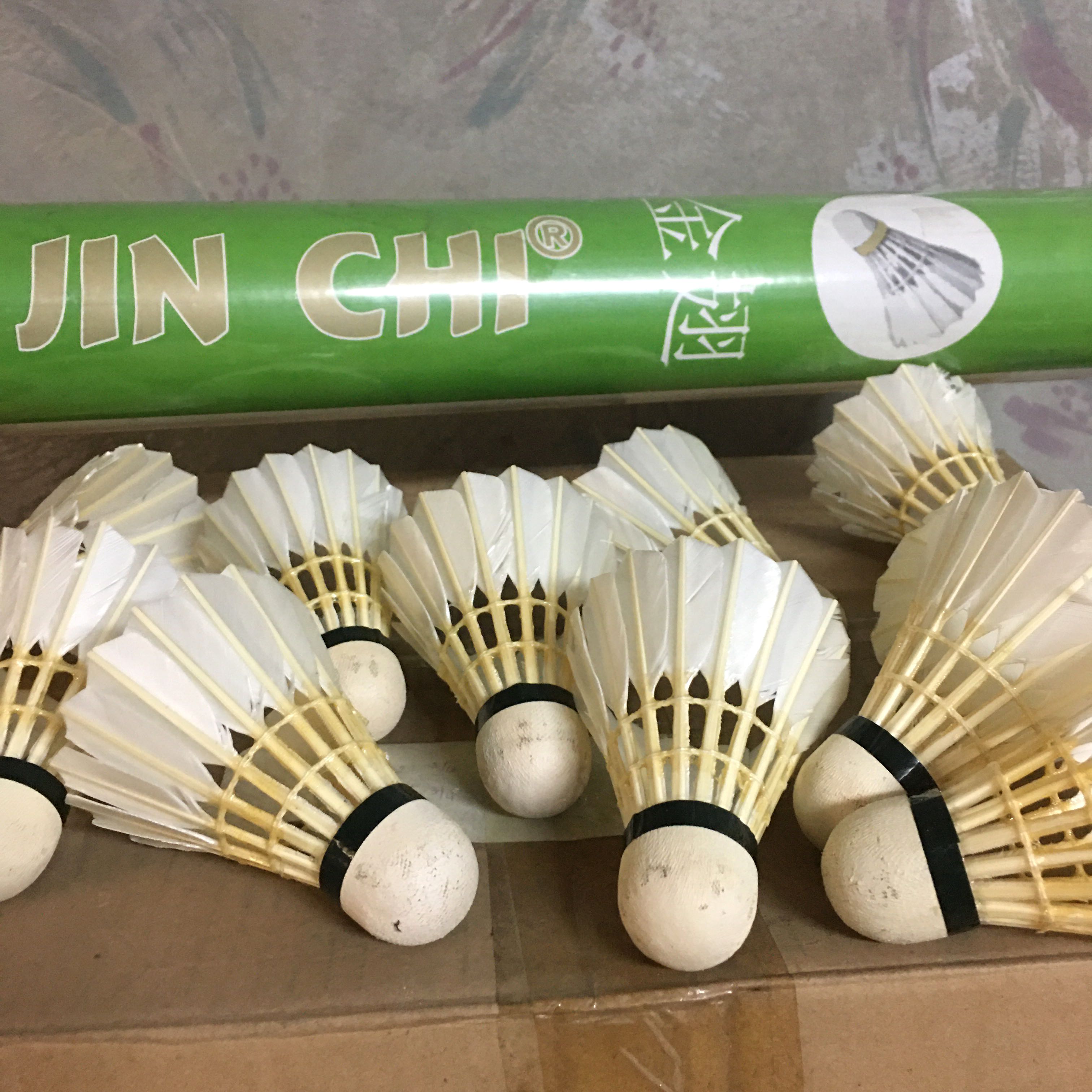 Goose Feather Shuttlecocks Badminton, Hobbies & Toys, Toys & Games on ...