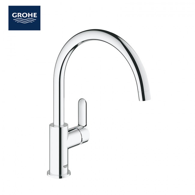 GROHE BAUEDGE高身廚房龍頭 31367000, 傢俬＆家居, 浴室、廚房用品配件 - Carousell