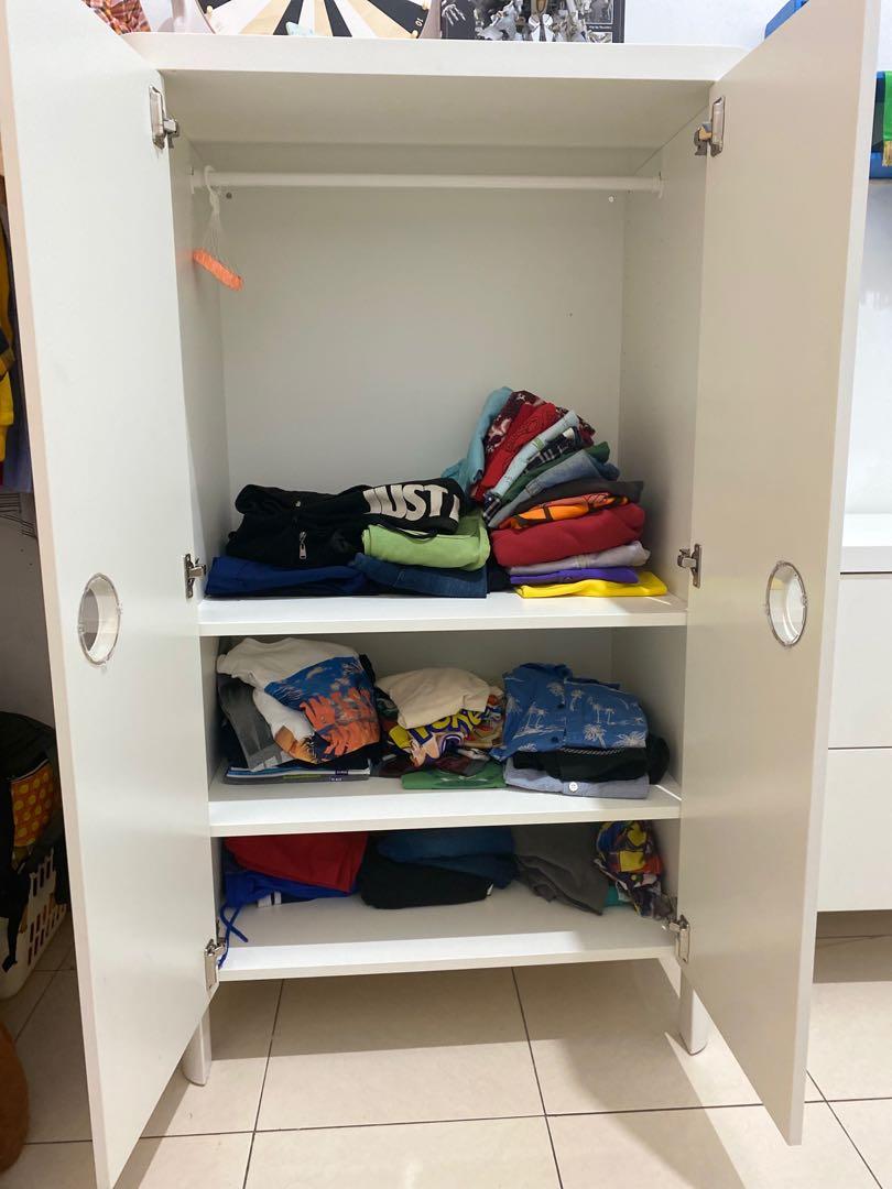 IKEA BUSUNGE SET Wardrobe and Chest Drawers, Bayi & Anak, Ranjang Bayi ...