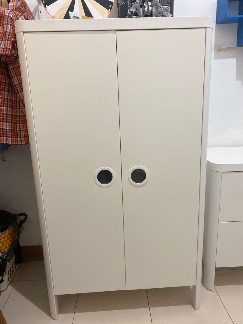 IKEA BUSUNGE SET Wardrobe and Chest Drawers, Bayi & Anak, Ranjang Bayi ...