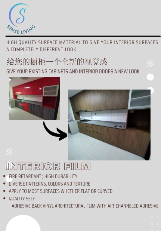 Interior Film Wrapping, Furniture & Home Living, Furniture, Other Home ...